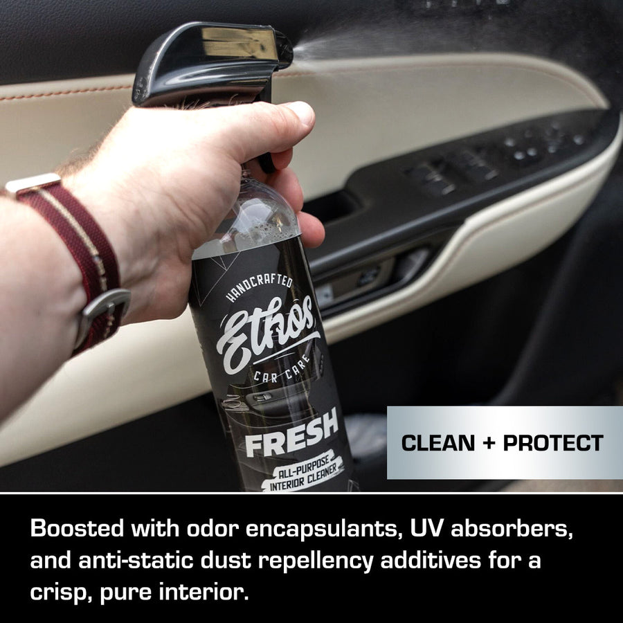 FRESH - Interior Cleaner + Scrubber Kit | Ethos Car Care