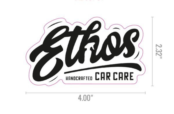 Ethos Logo Sticker - Perfect For Car Window, Tool Box or Bag